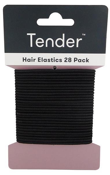 Tender Hair Elastic 28 pc THIN (T150) (6/30/120) - Chemisell Australia ...